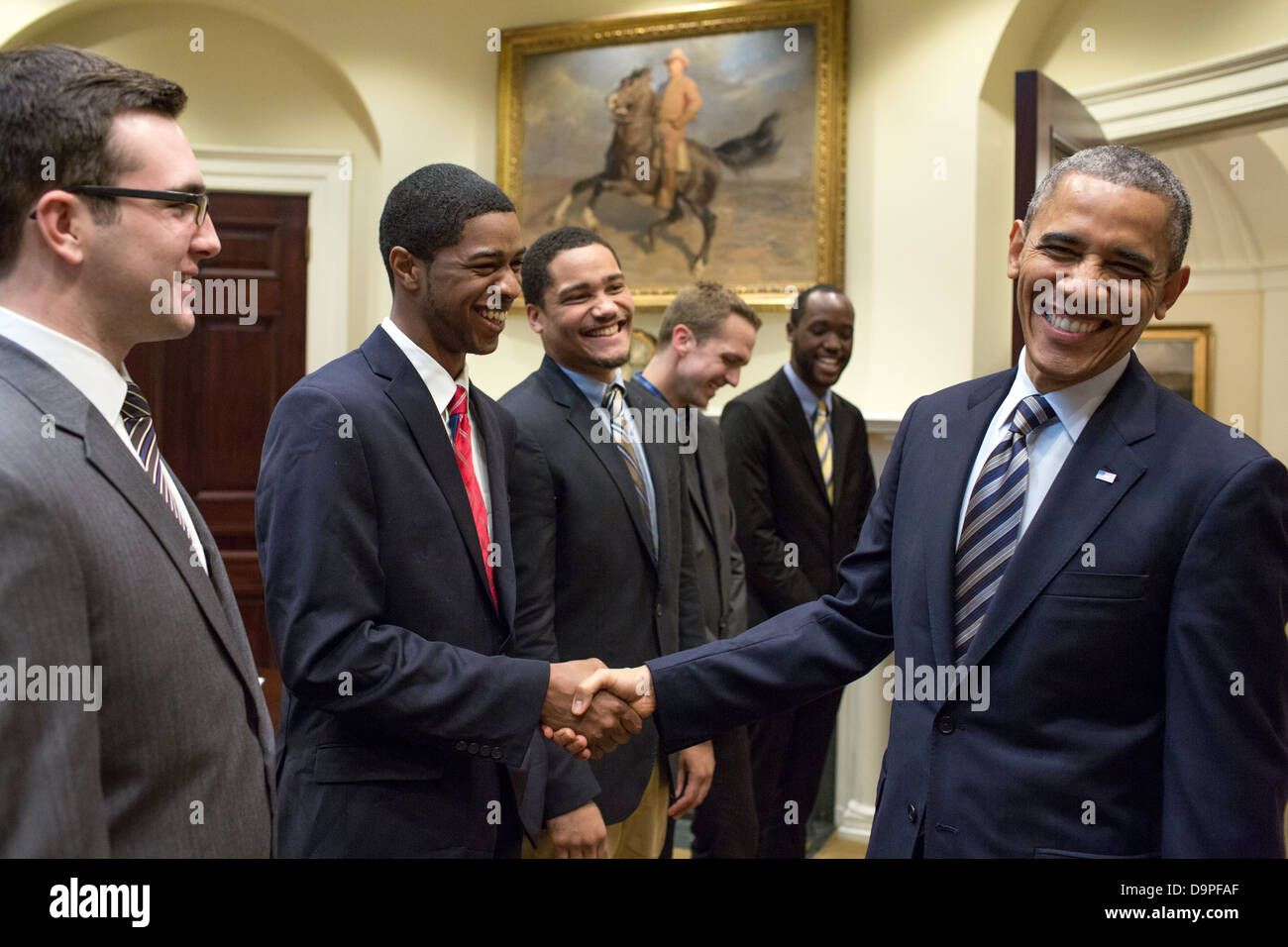 President Barack Obama white house Stock Photo - Alamy