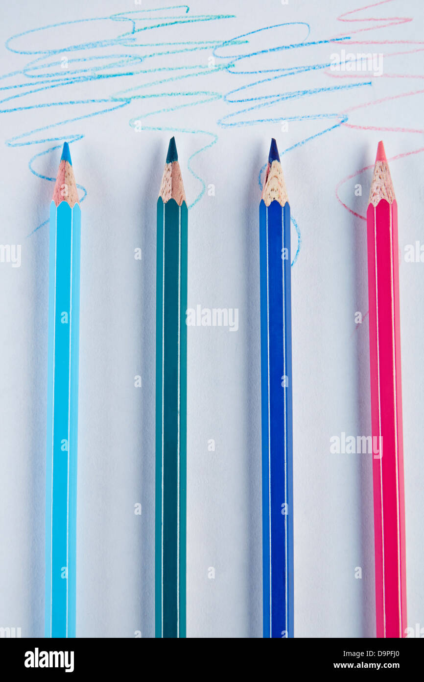 Pencil scribbles hi-res stock photography and images - Alamy