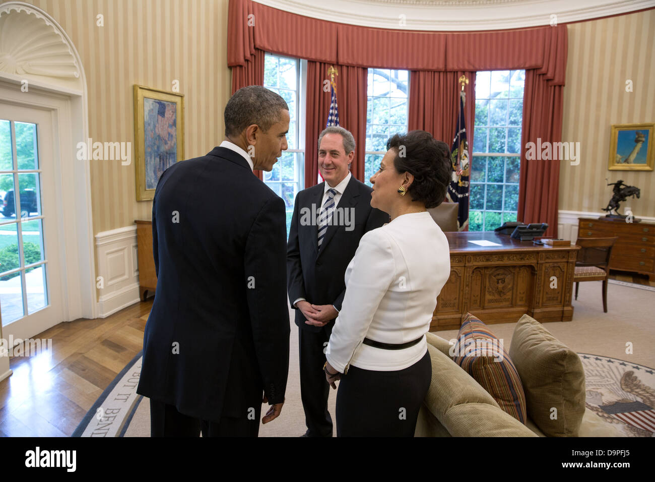 President Barack Obama white house Stock Photo - Alamy