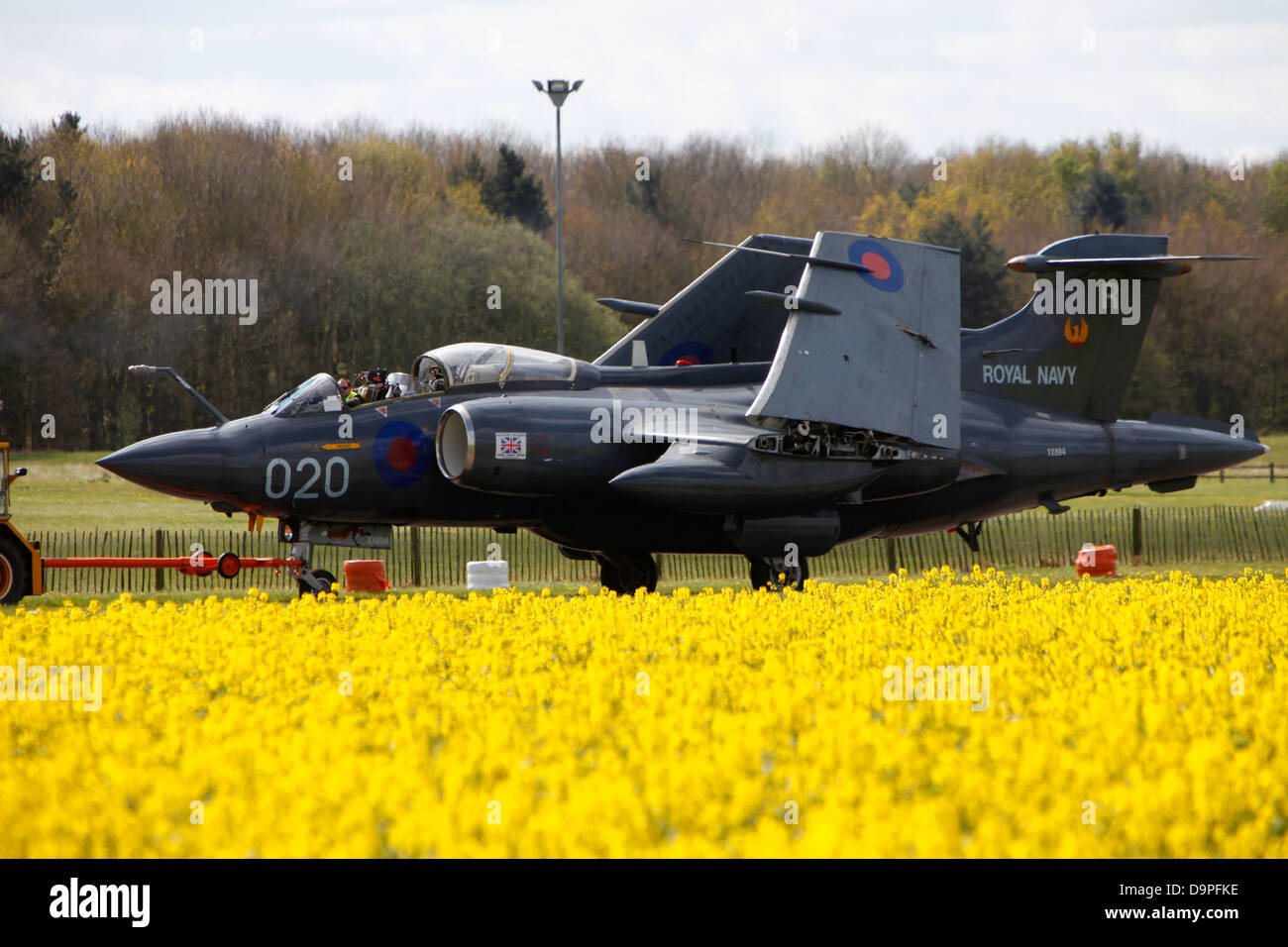 RAF Buccaneer cold war vintage bomber at Bruntingthorpe airfield uk ...