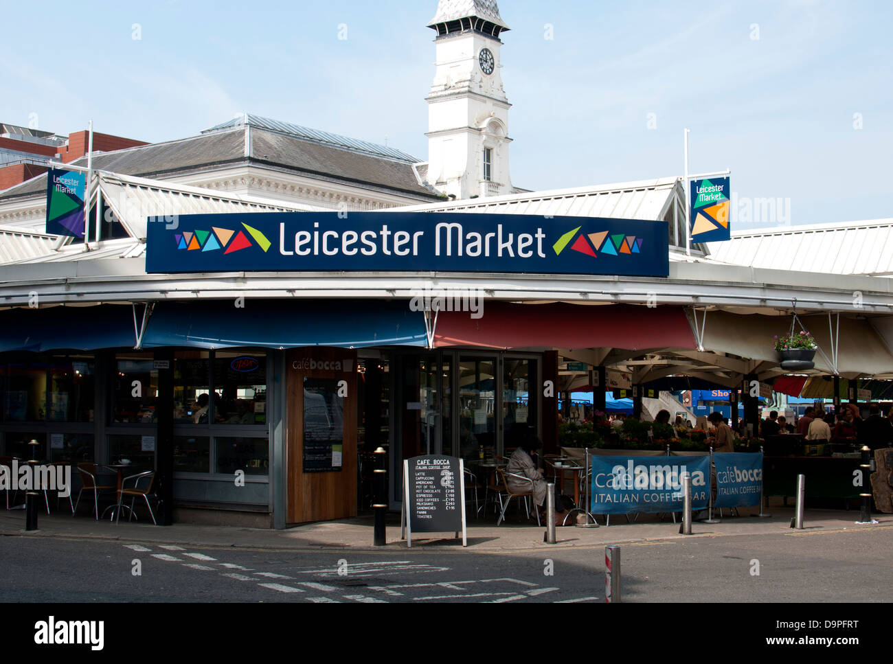 Leicester city centre market hi-res stock photography and images - Alamy