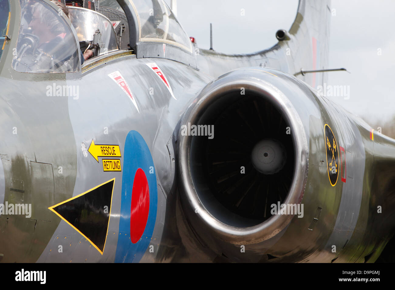 RAF Buccaneer cold war vintage bomber at Bruntingthorpe airfield uk ...