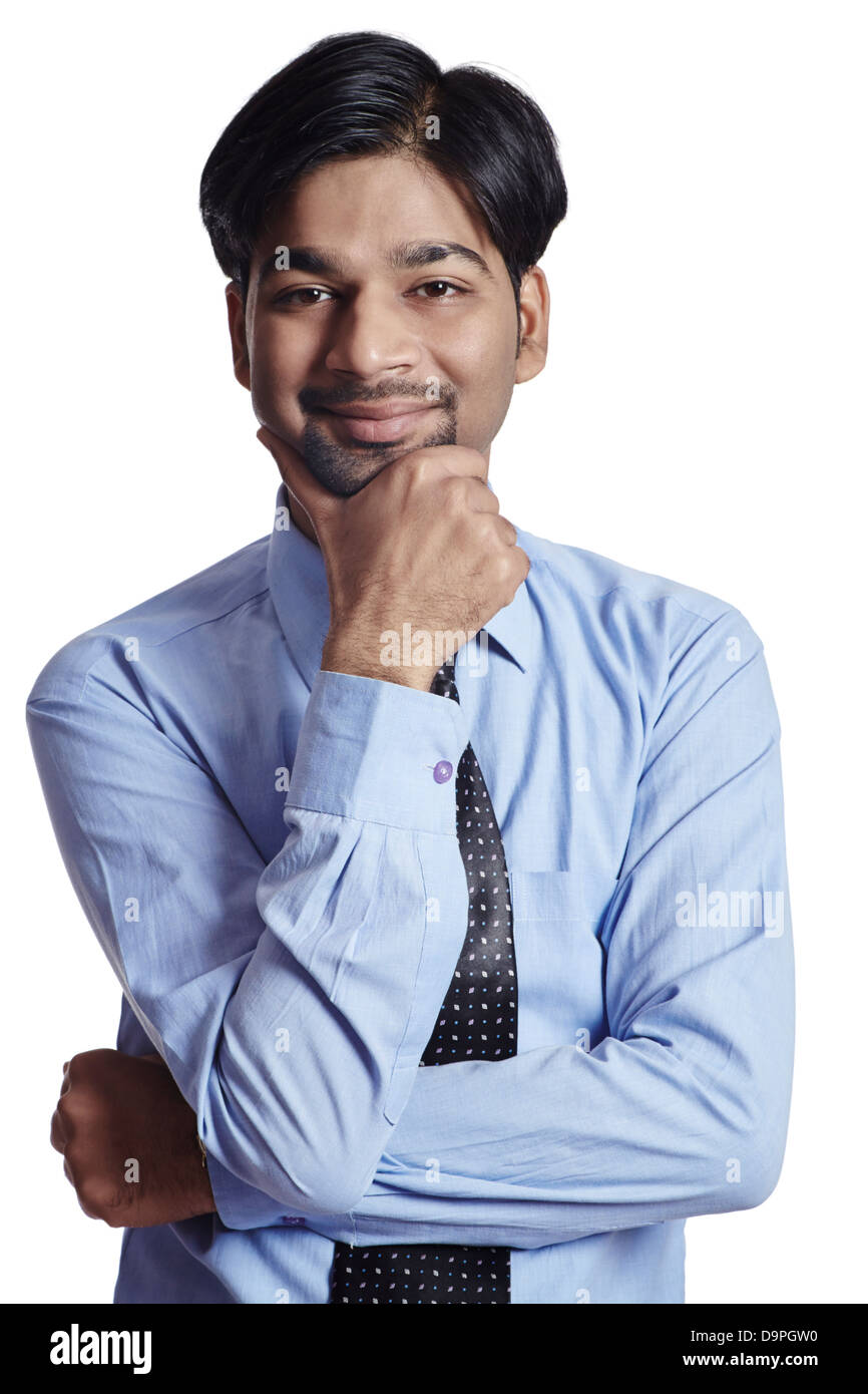 Smirking businessman hi-res stock photography and images - Alamy