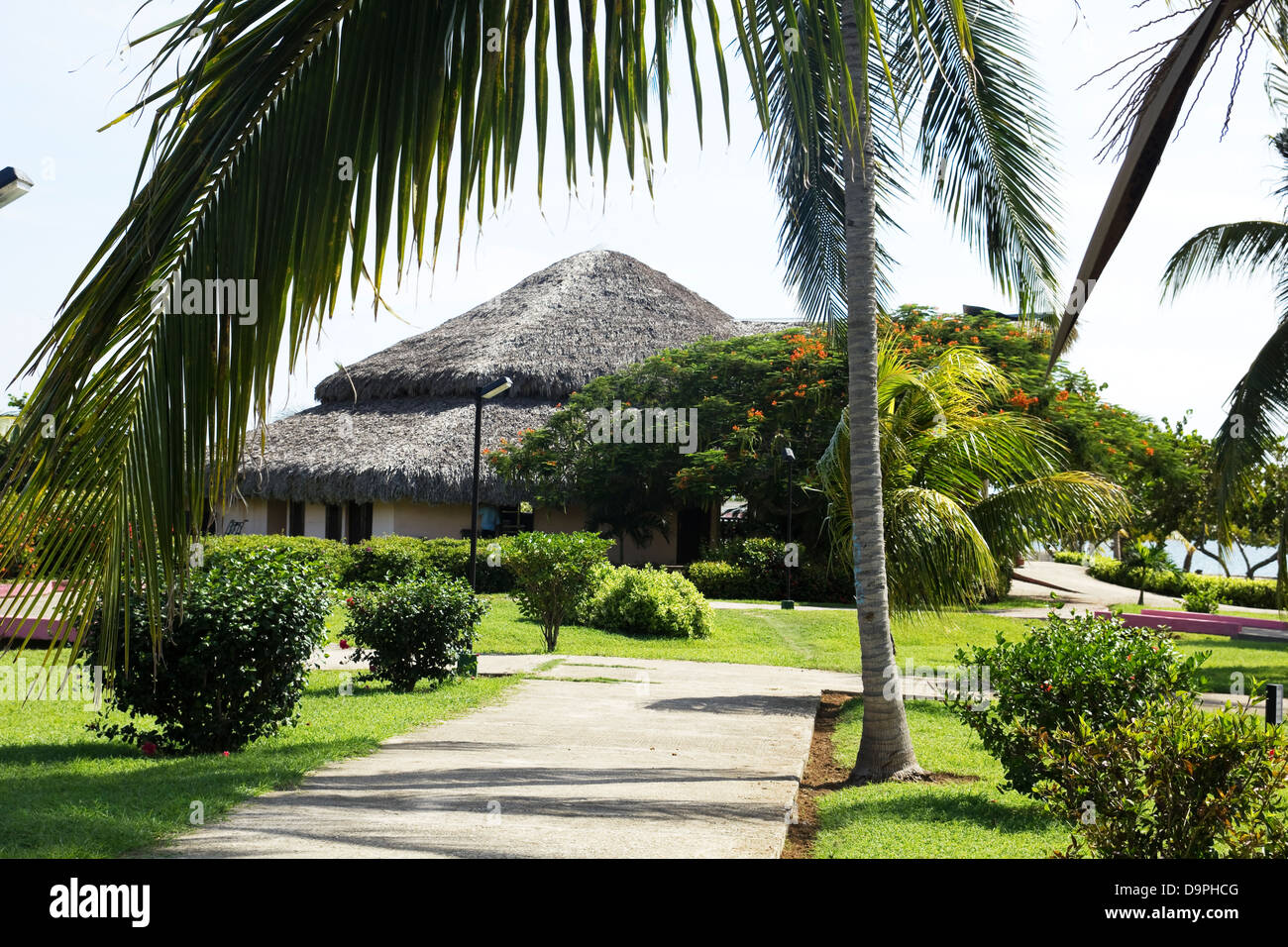 Tourist complex in a Caribbean beach Stock Photo - Alamy