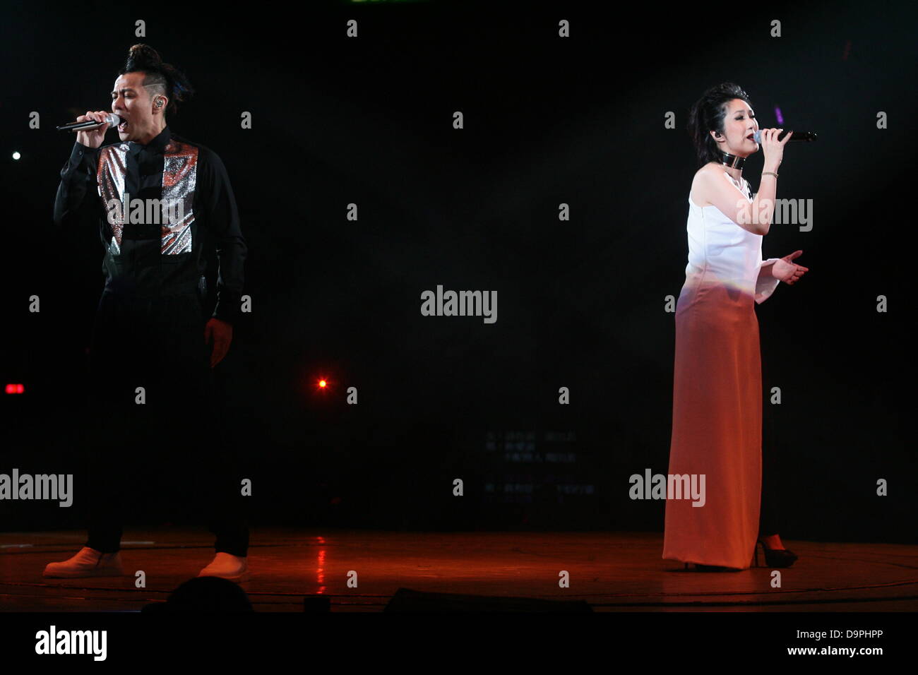 Miriam Yeung at Thank You Concert held by Mark Lui in Hong Kong, China ...