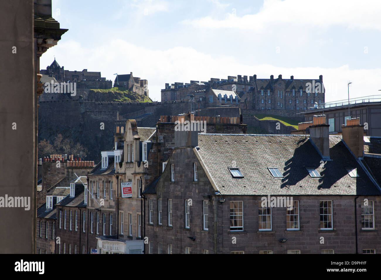 Roof of edinburgh castle hi-res stock photography and images - Alamy