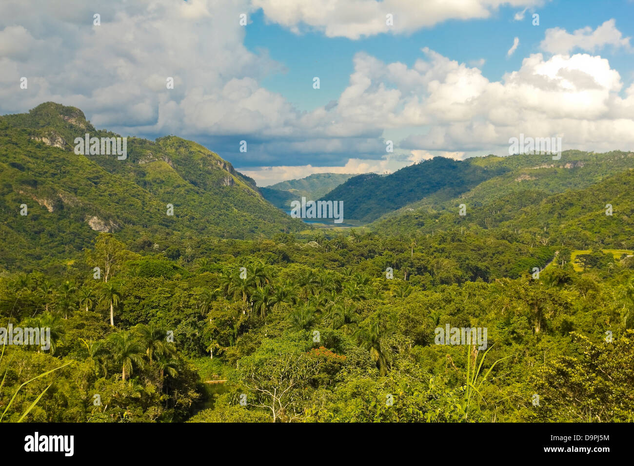 View of the Sierra of Escambray, Cienfuegos Province, Cuba Stock Photo ...