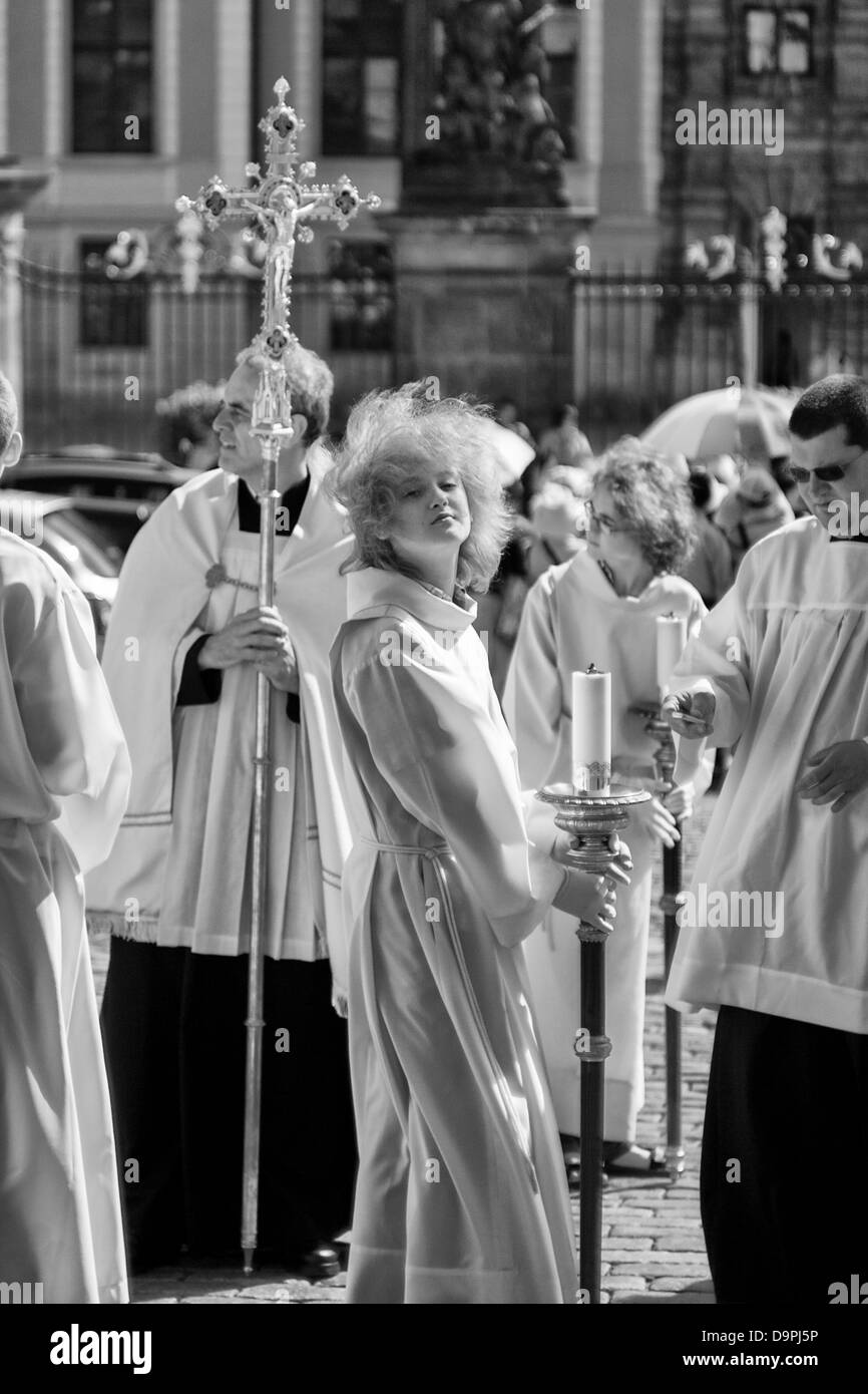 Front of altar Black and White Stock Photos & Images - Alamy