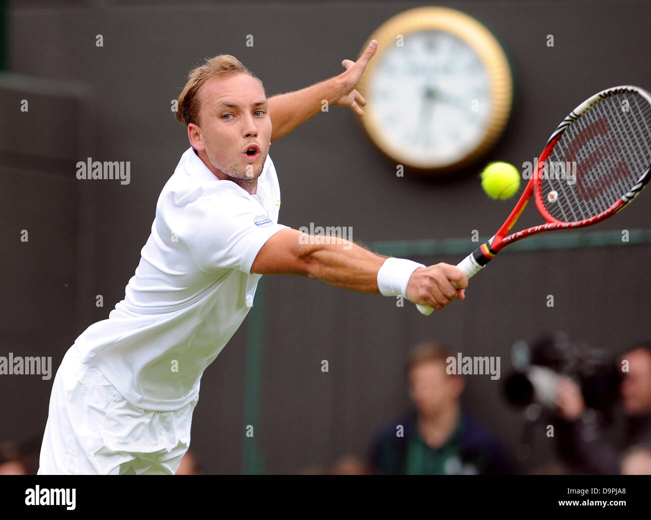 STEVE DARCIS BELGIUM THE ALL ENGLAND TENNIS CLUB WIMBLEDON LONDON ...