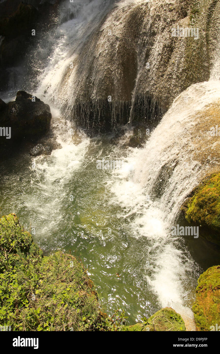 El Nicho waterfall, in Scambray mountains. Cienfuegos province, Cuba ... El Nicho waterfall, in Scambray mountains. Cienfuegos province, Cuba ...