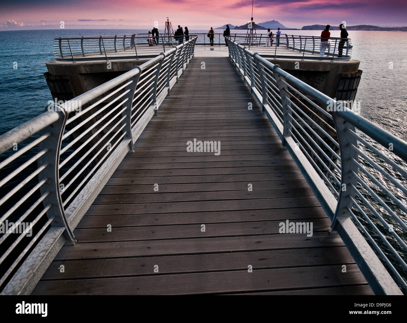 wharf of Bagnoli Naples italy Stock Photo - Alamy