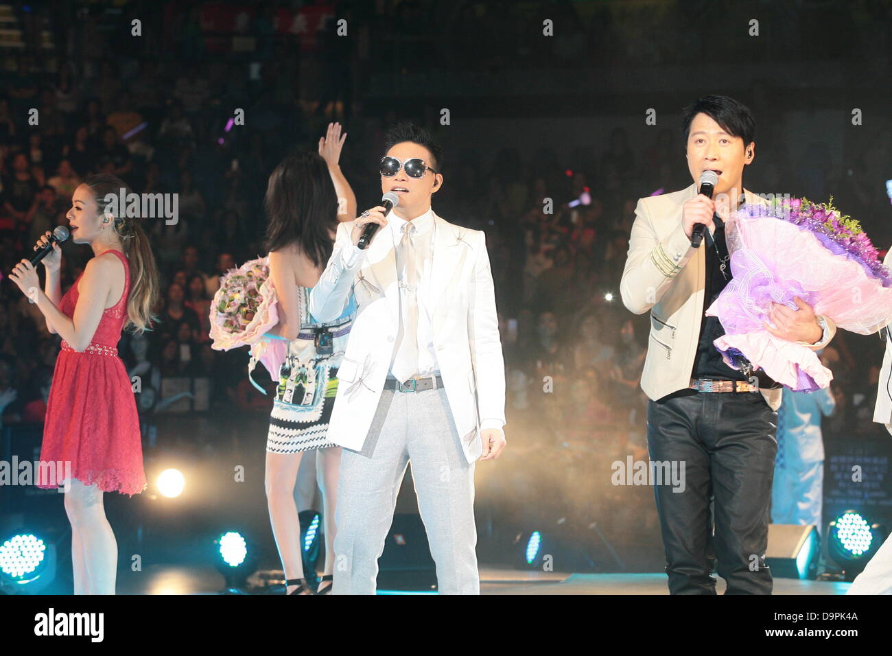 Leon Lai at Thank You Concert held by Mark Lui in Hong Kong, China on ...