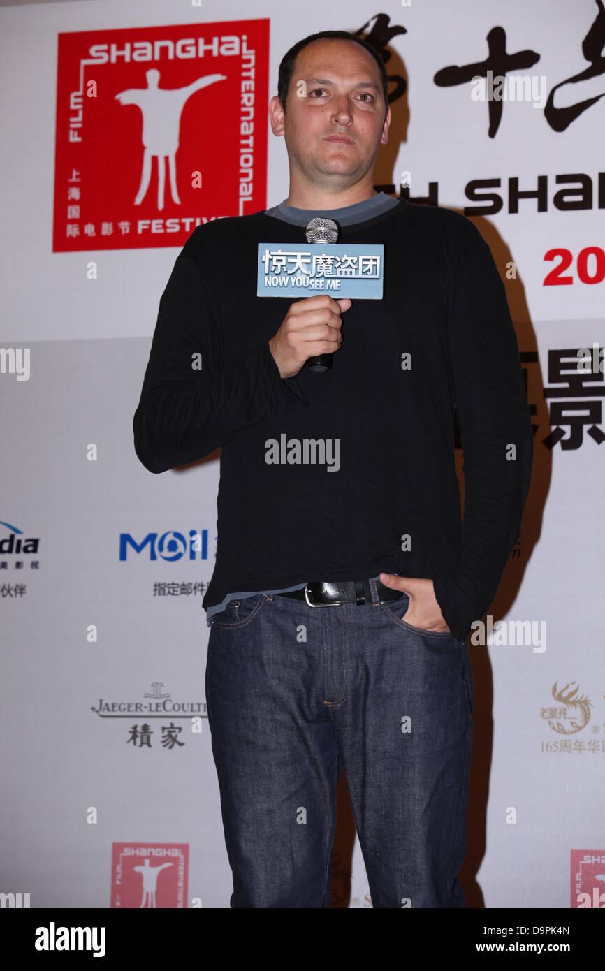 Director Louis Leterrier at press conference of movie Now You See Me in ...