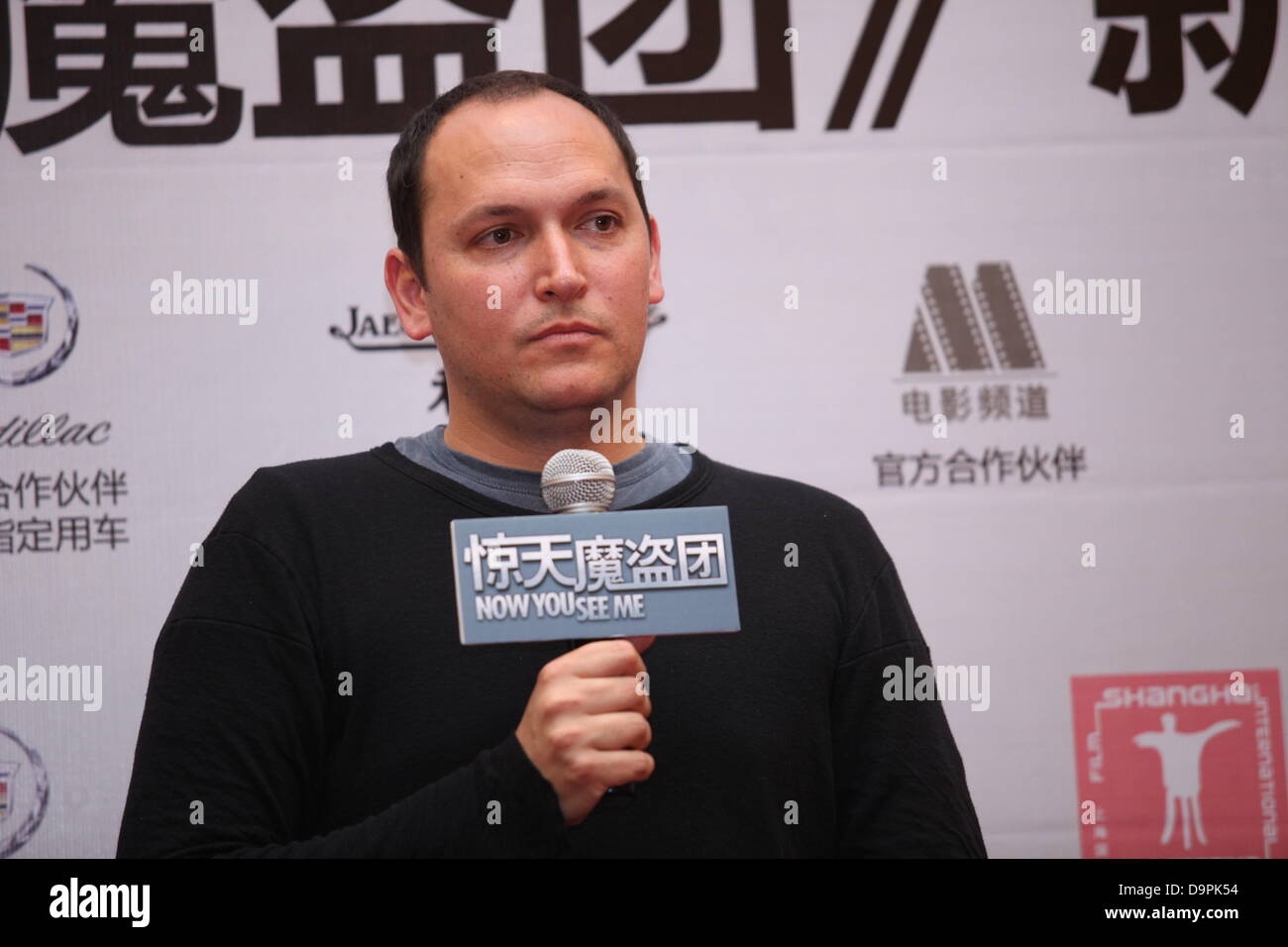 Director Louis Leterrier at press conference of movie Now You See Me in ...