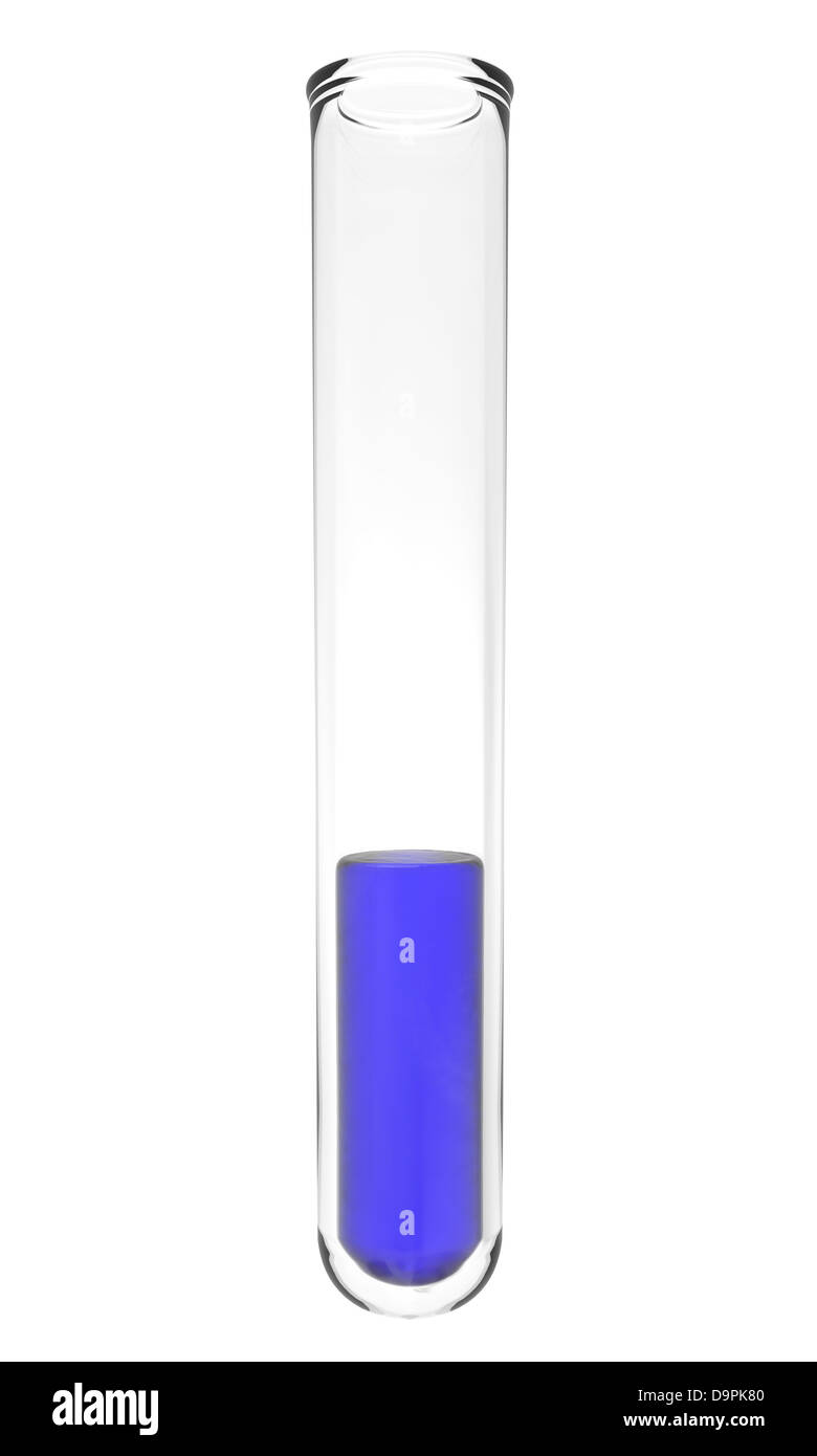 test tube with dark blue liquid inside Stock Photo - Alamy