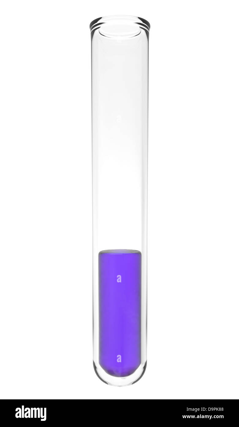 test tube with purple liquid inside Stock Photo - Alamy
