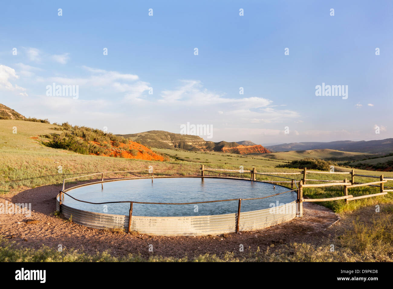 cattle water tank in Colorado mountain ranch - Red Mountain Open Space ...