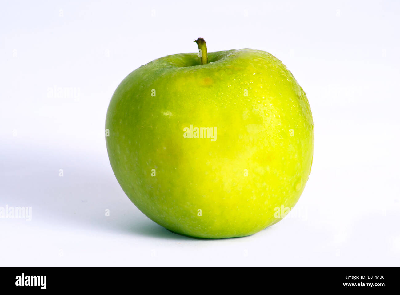 Apple on white Stock Photo - Alamy