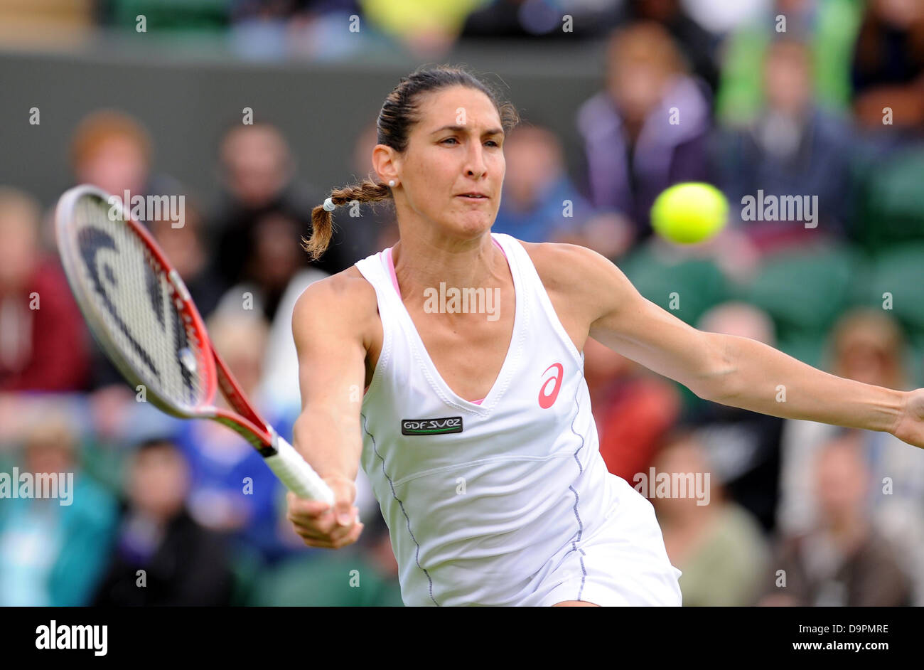 VIRGINIE RAZZANO FRANCE THE ALL ENGLAND TENNIS CLUB WIMBLEDON LONDON ...