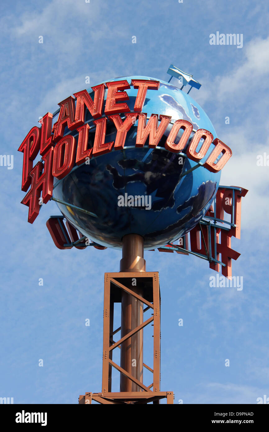 Planet Hollywood franchise at Downtown Disney, Orlando, Florida Stock ...