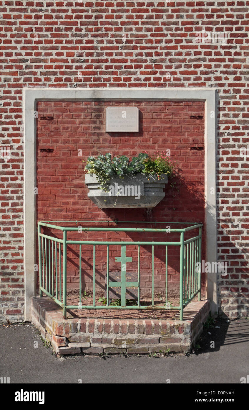 The Operation Jericho Memorial (18 February 1944) outside the entrance ...