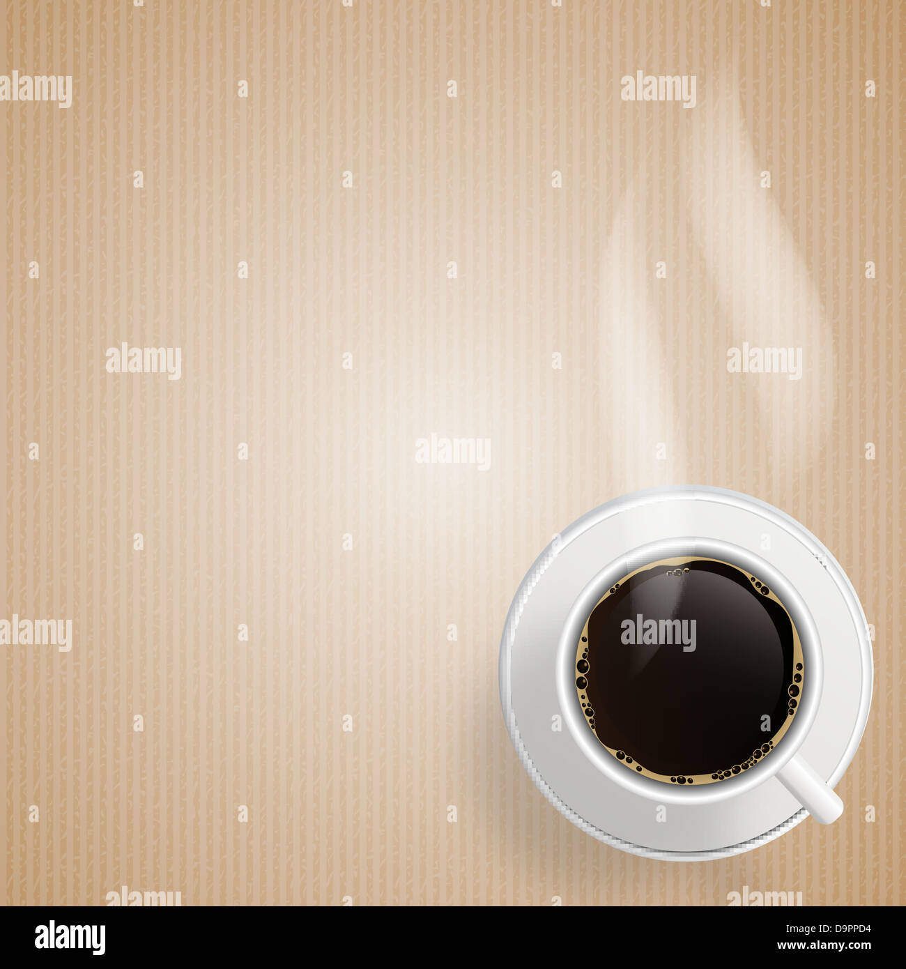 Abstract coffee background vector illustration Stock Photo - Alamy