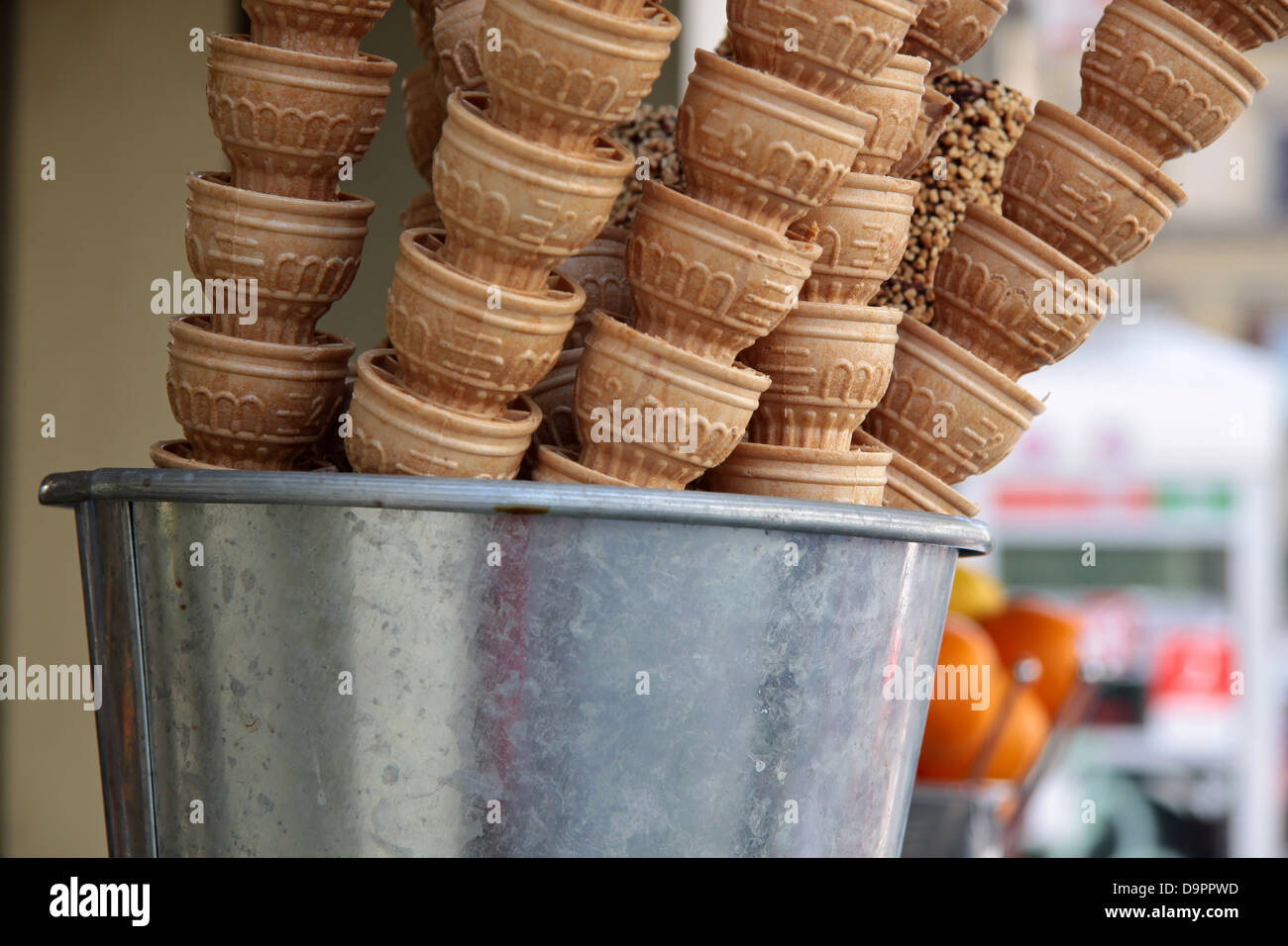 Stacked Ice Cream Cone High Resolution Stock Photography and Images - Alamy