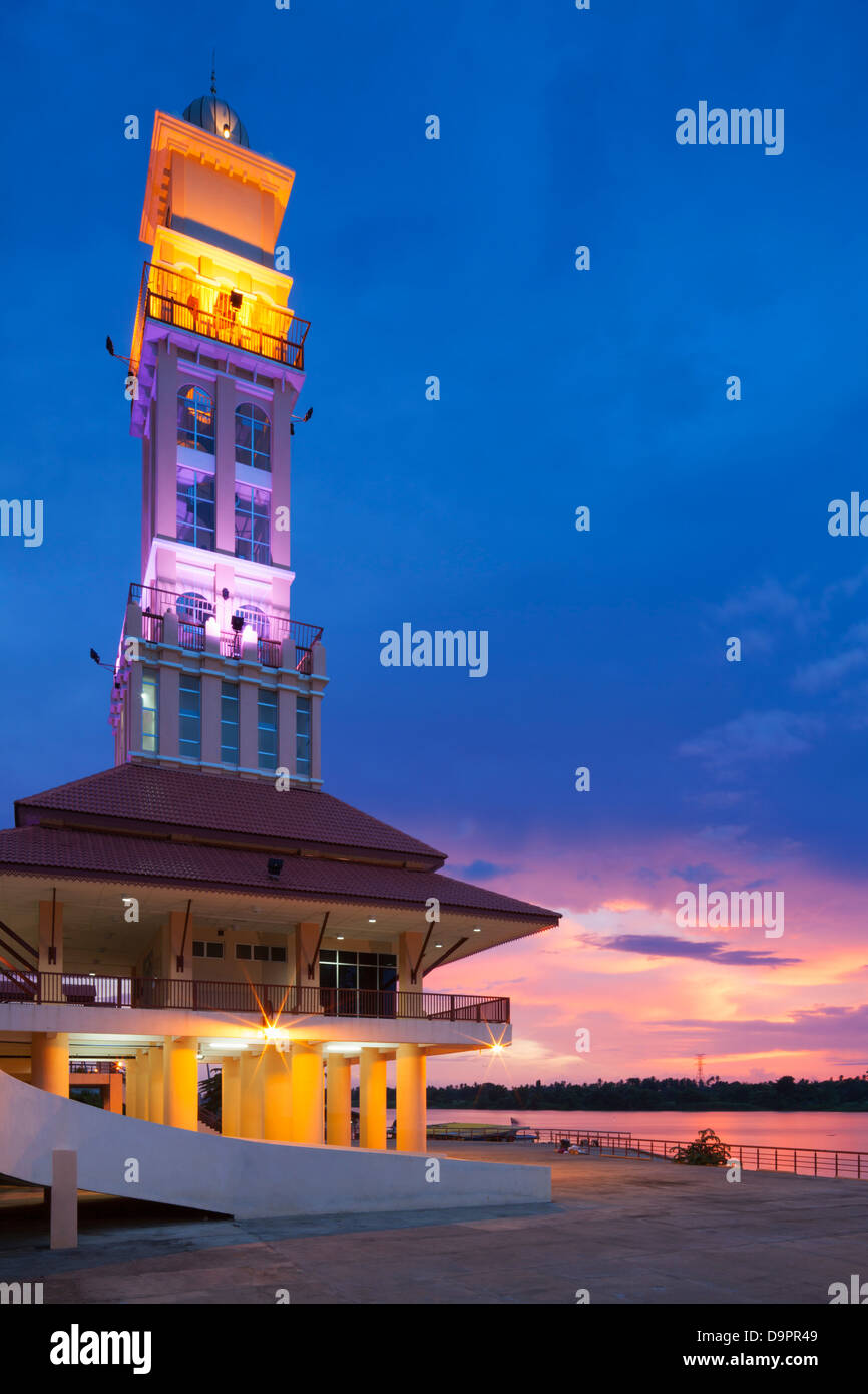Clock tower at sunset, Kota Bharu, Kelantan, Malaysia Stock Photo - Alamy