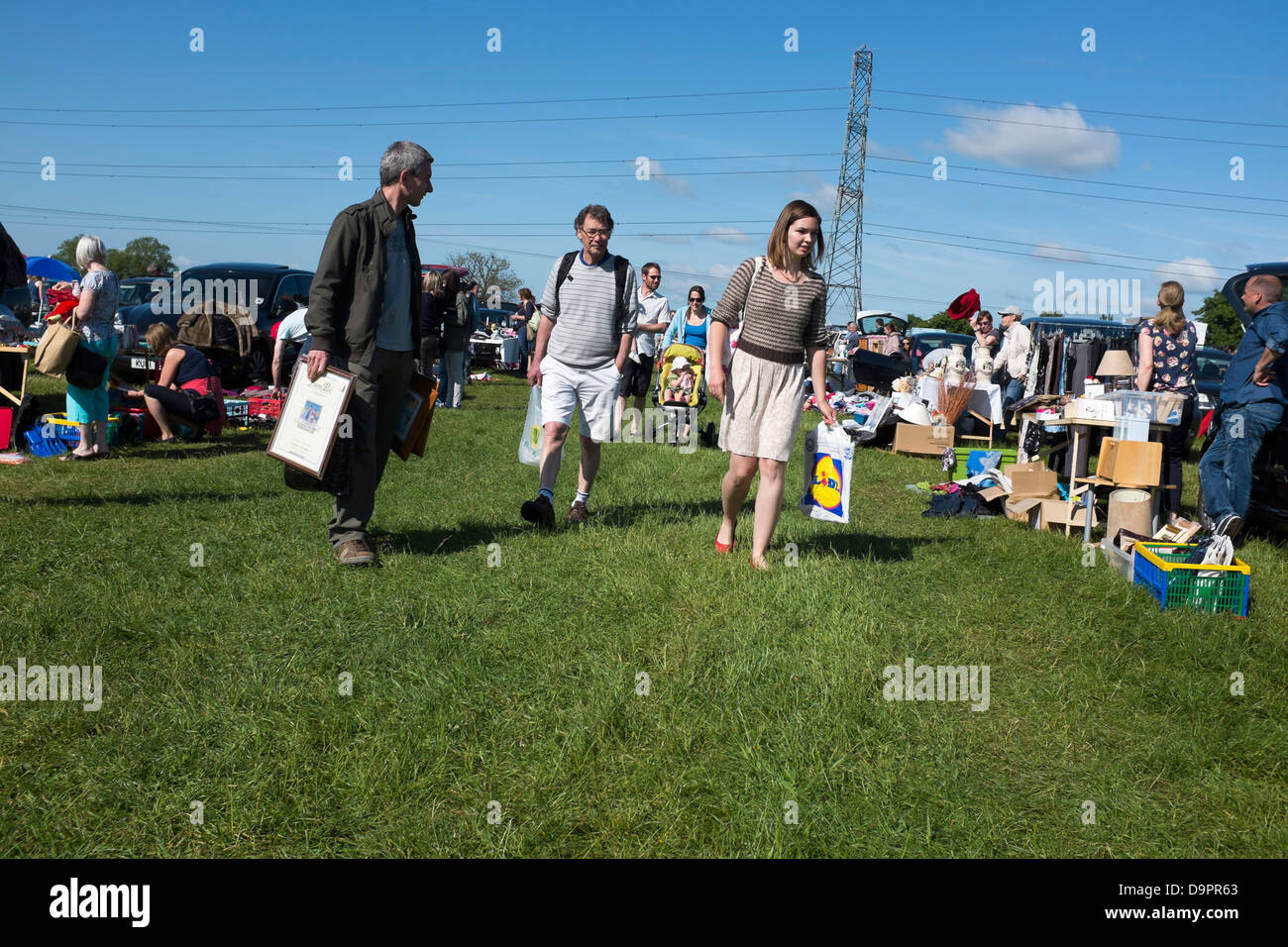 Car Boot Sale Trowbridge Stock Photo - Alamy