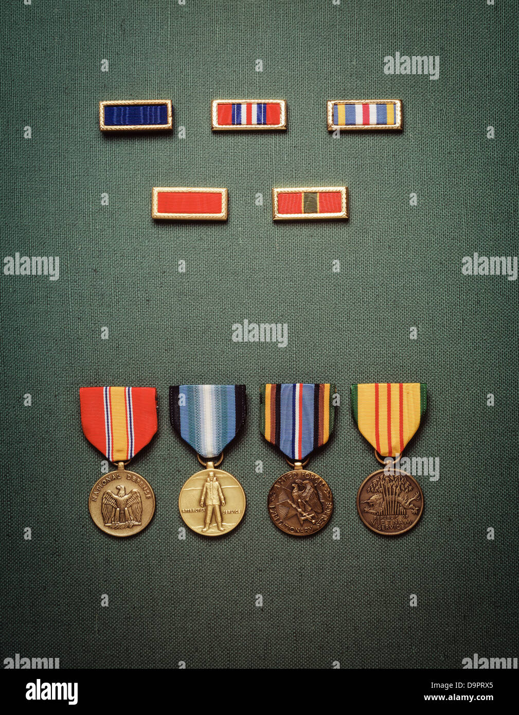 Military award medals Stock Photo - Alamy