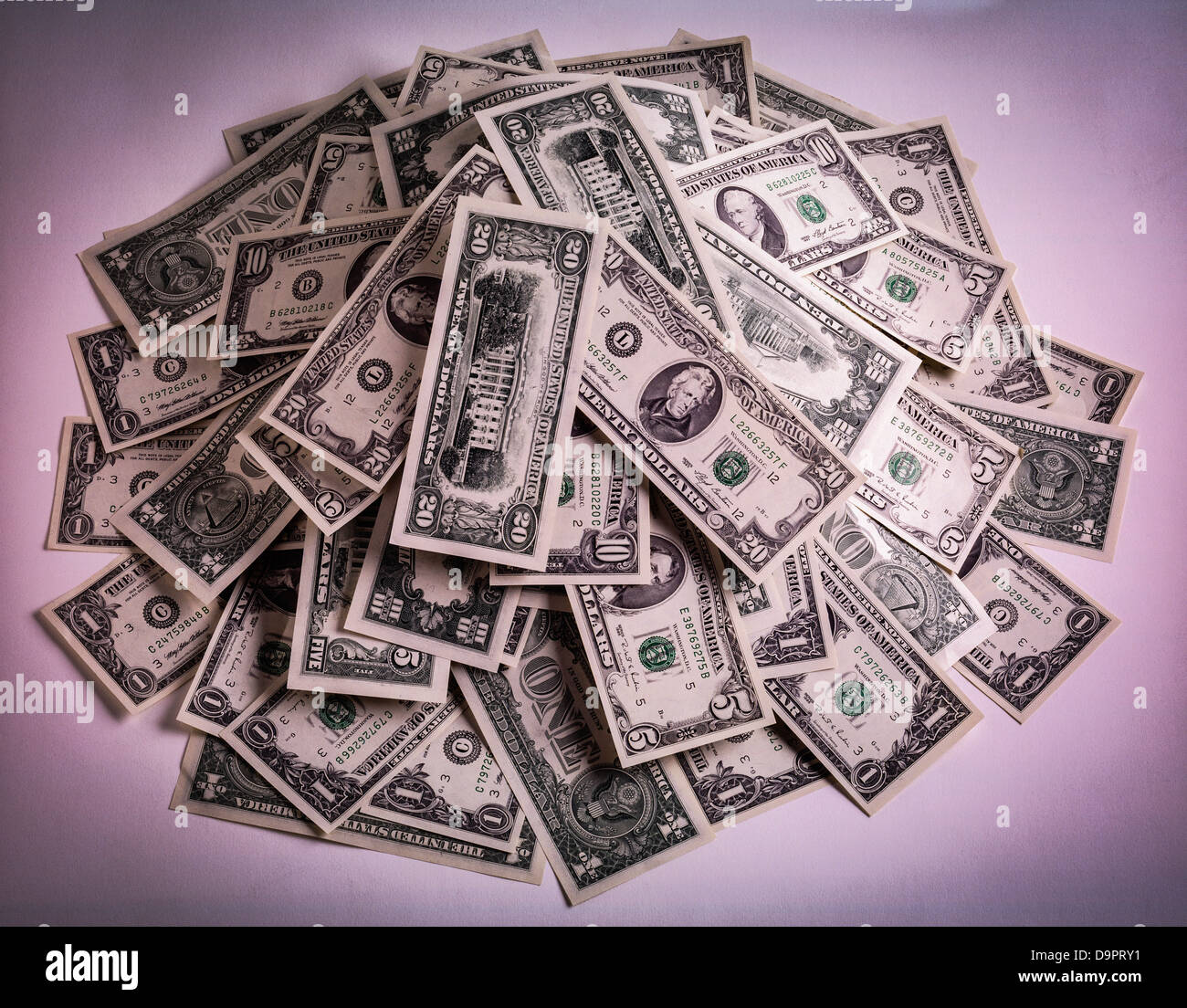 Assorted paper currency Stock Photo - Alamy