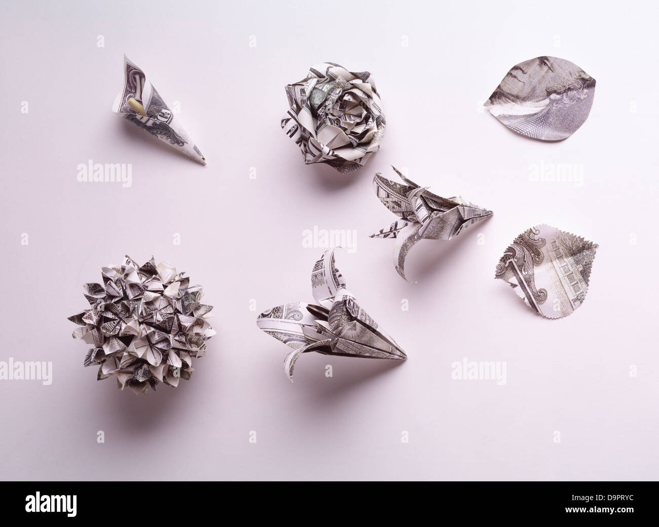 Assorted paper currency Stock Photo - Alamy