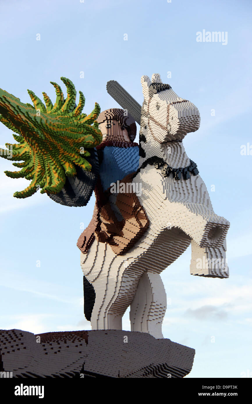 Lego knight horse hi-res stock photography and images - Alamy