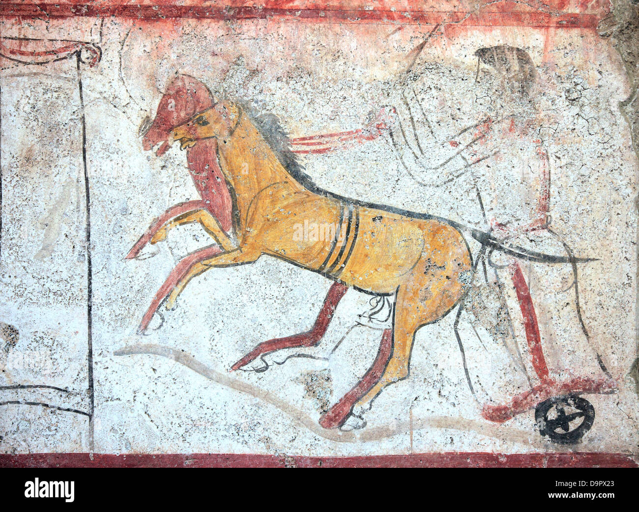 Grave painting from a chamber grave from about 480 BC., Luke's time in ...