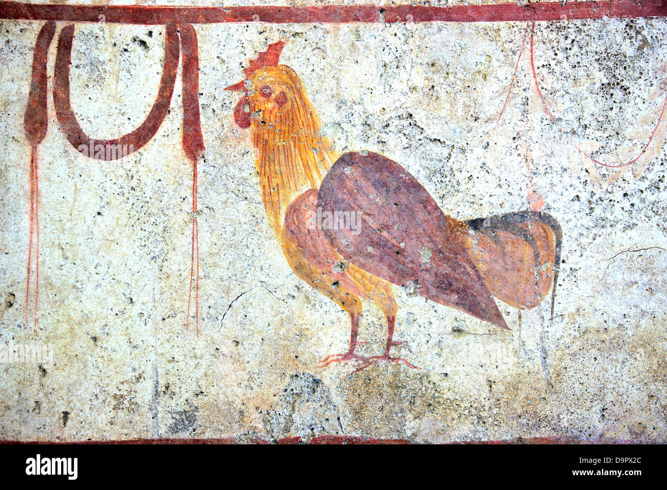 Grave painting from a chamber grave from about 480 BC., Luke's time in ...