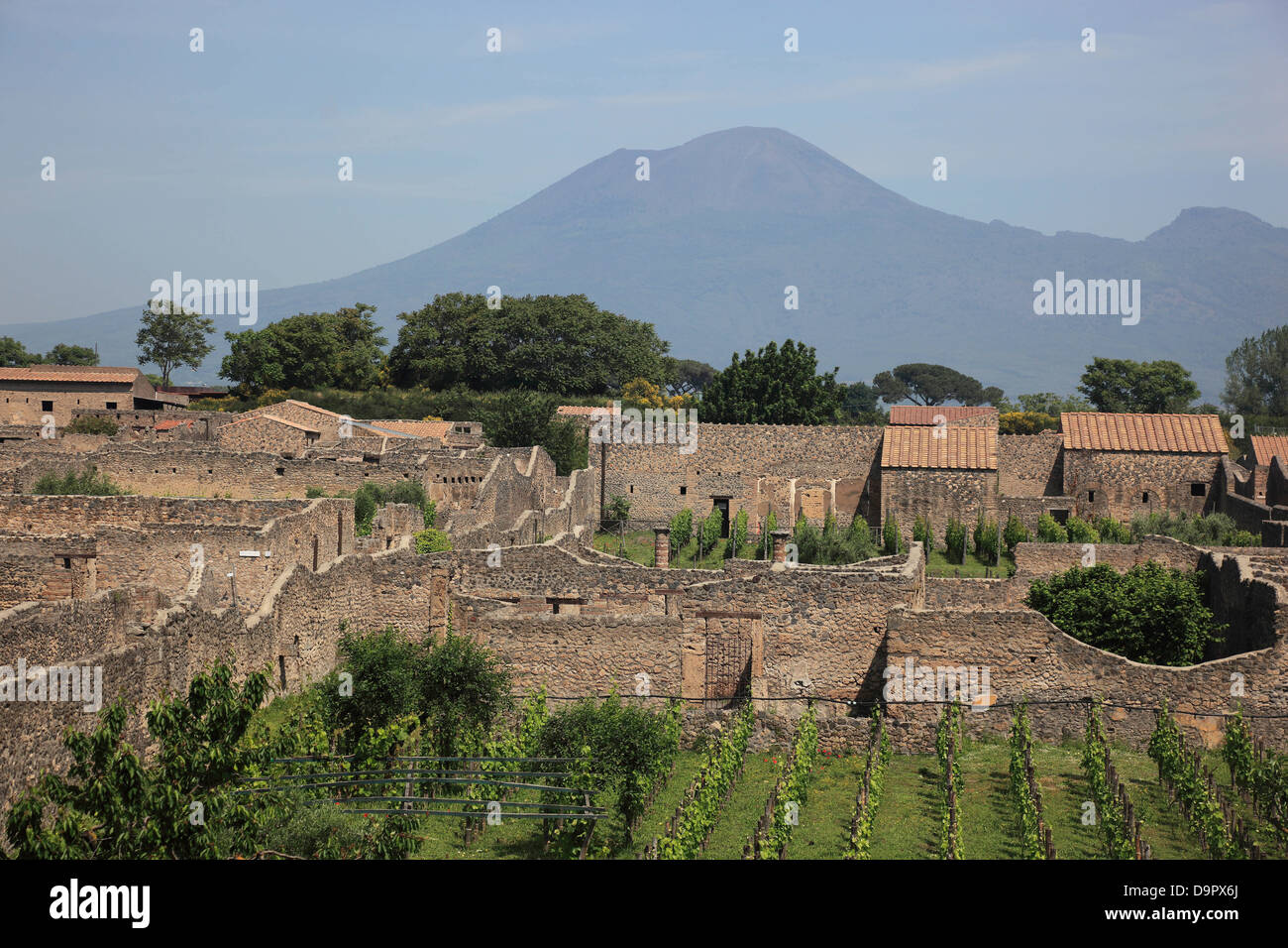 Mount Vesuvius Pompeii View High Resolution Stock Photography and ...