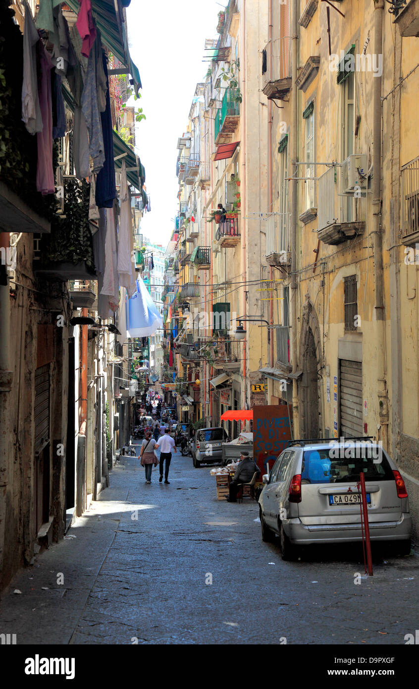 Naples old town hi-res stock photography and images - Alamy