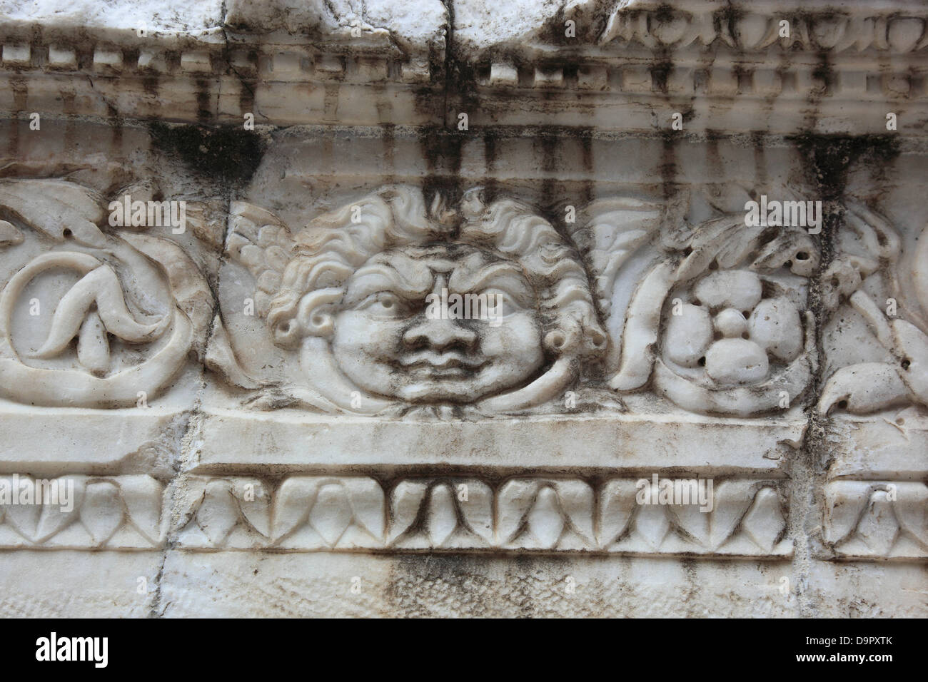 Relief on the altar Nonio Balbo terrace in the ruins of Herculaneum ...