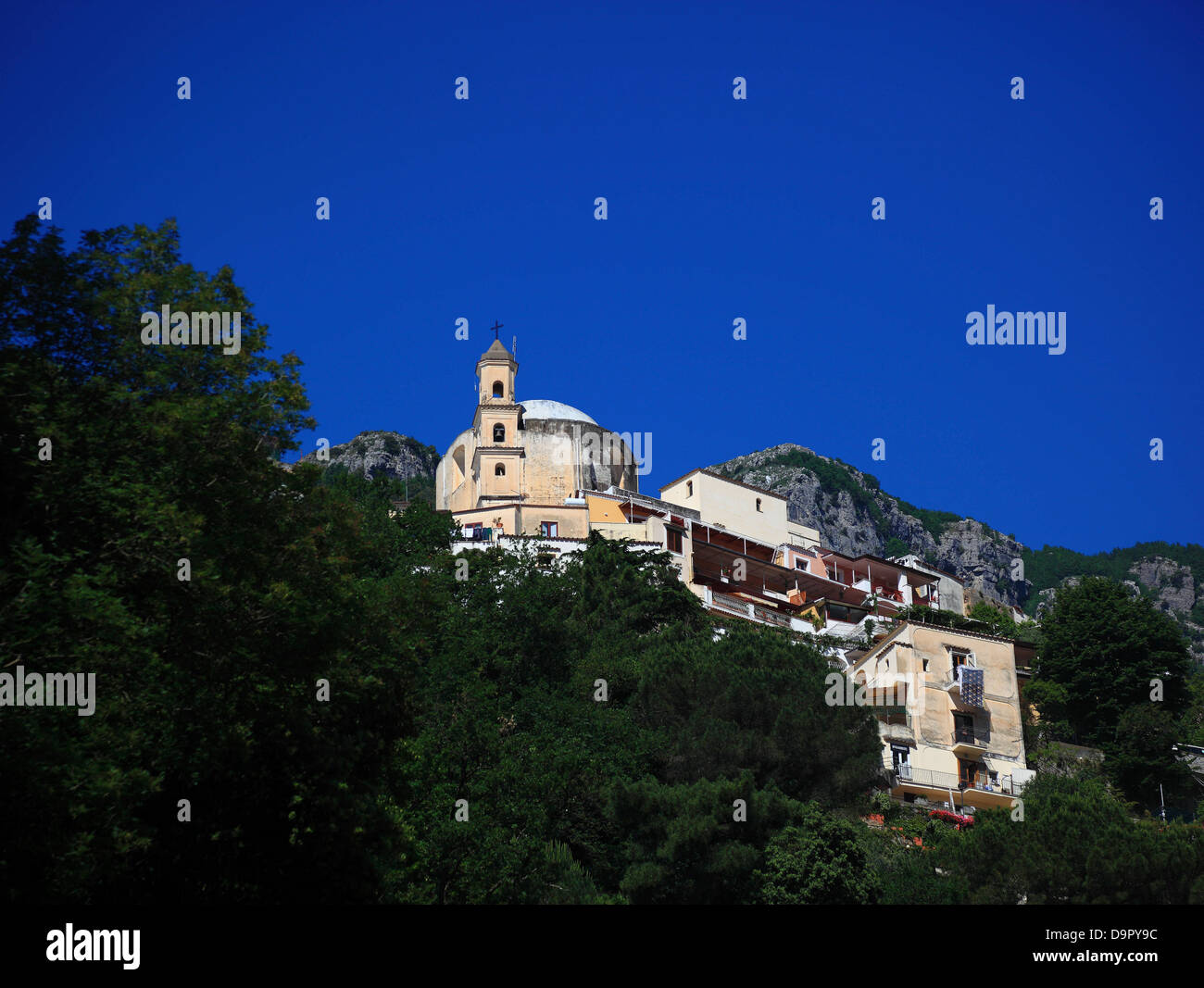 Positano church hi-res stock photography and images - Alamy