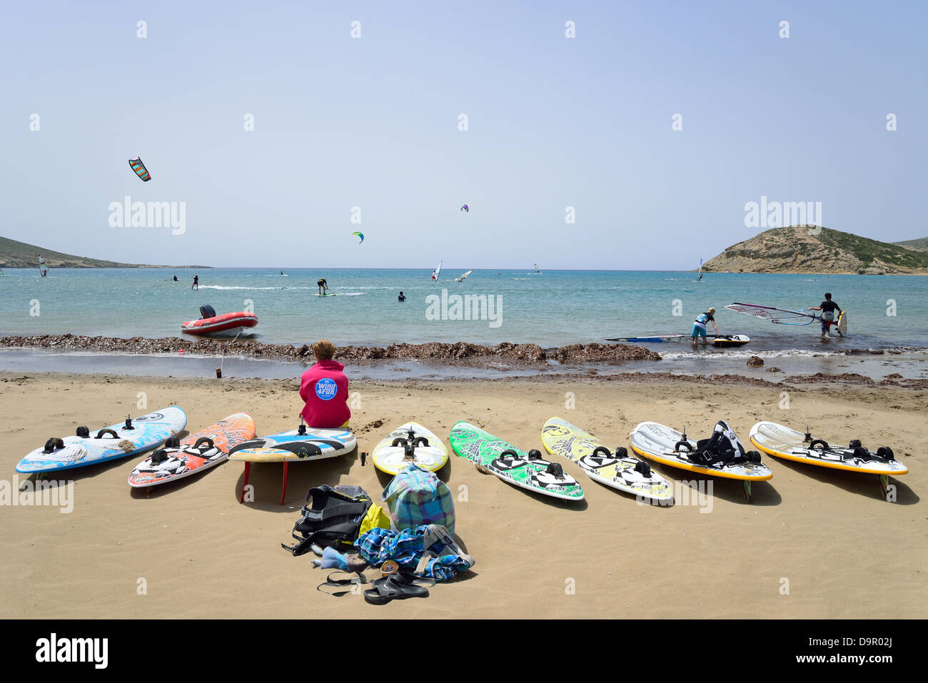 Prasonisi beach, rhodes hi-res stock photography and images - Alamy