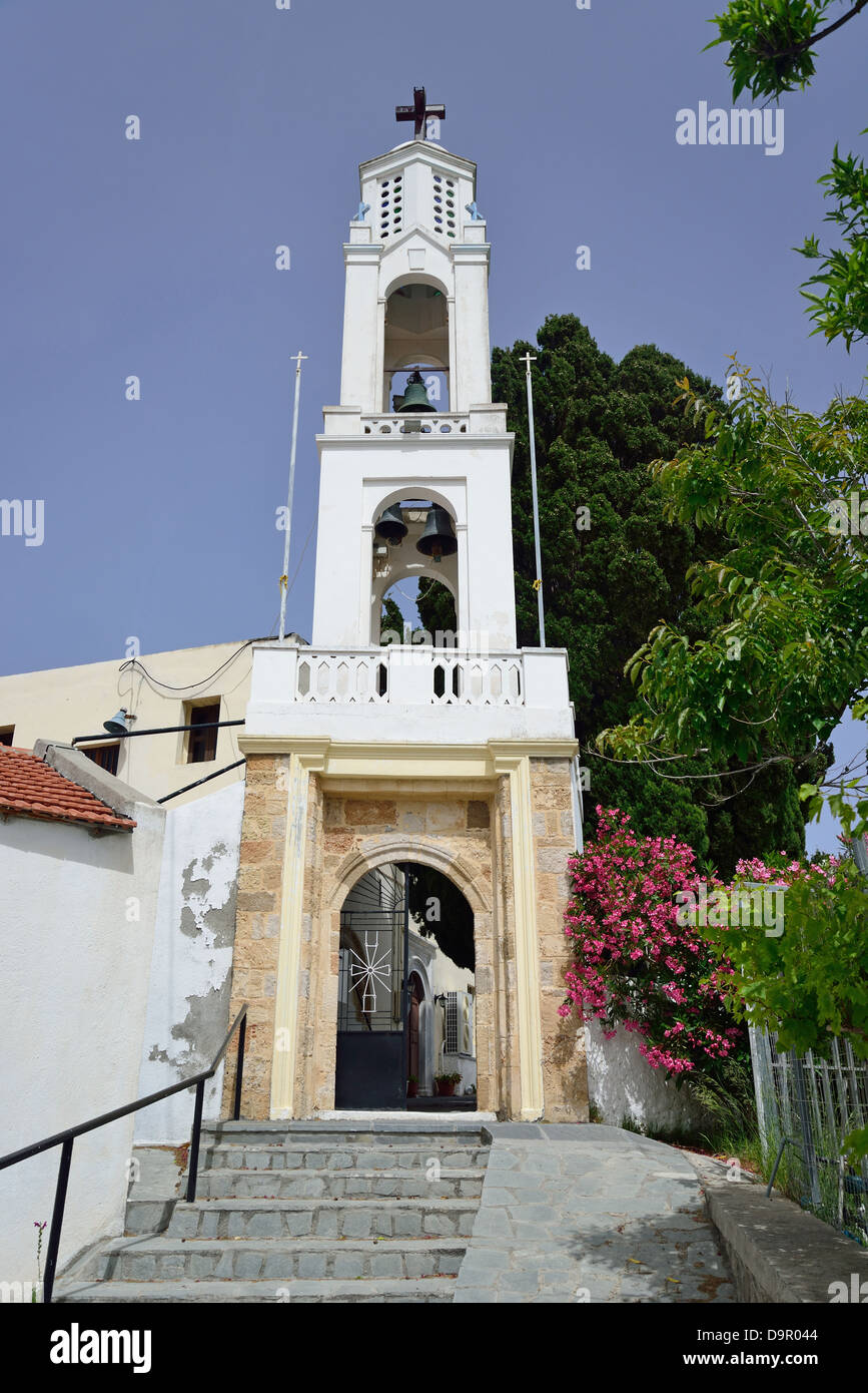 Bell tower of Apolakkia Church, Apolakia, Rhodes (Rodos), The ...