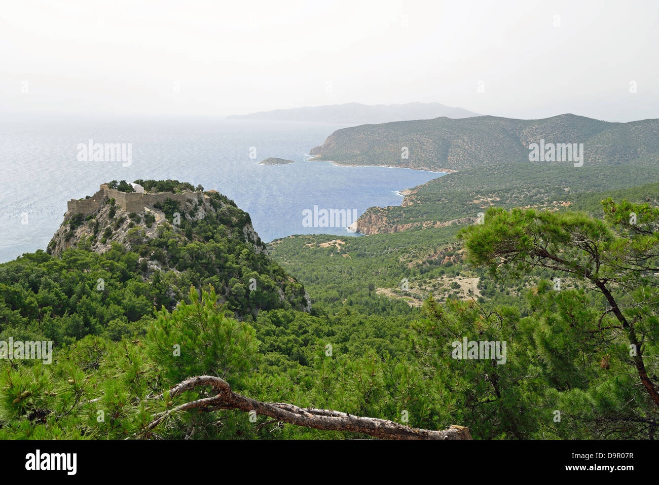 Monolithos rhodes beach hi-res stock photography and images - Alamy