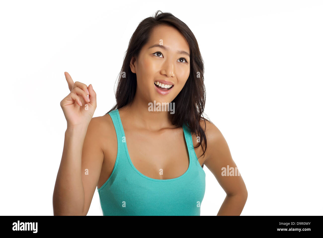 Young woman creative thinking hi-res stock photography and images - Alamy