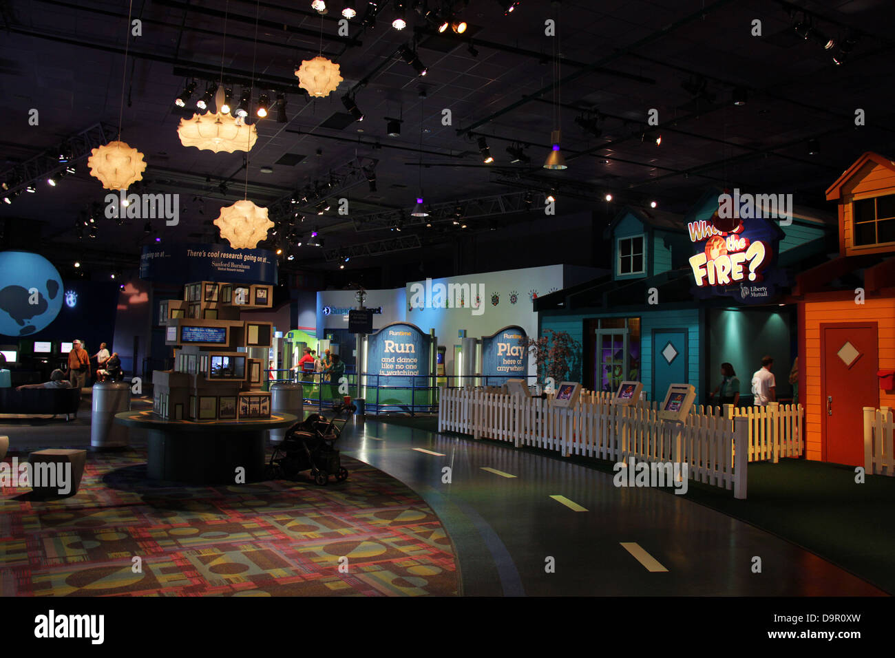 Where's the fire attraction at Epcot Center Stock Photo - Alamy