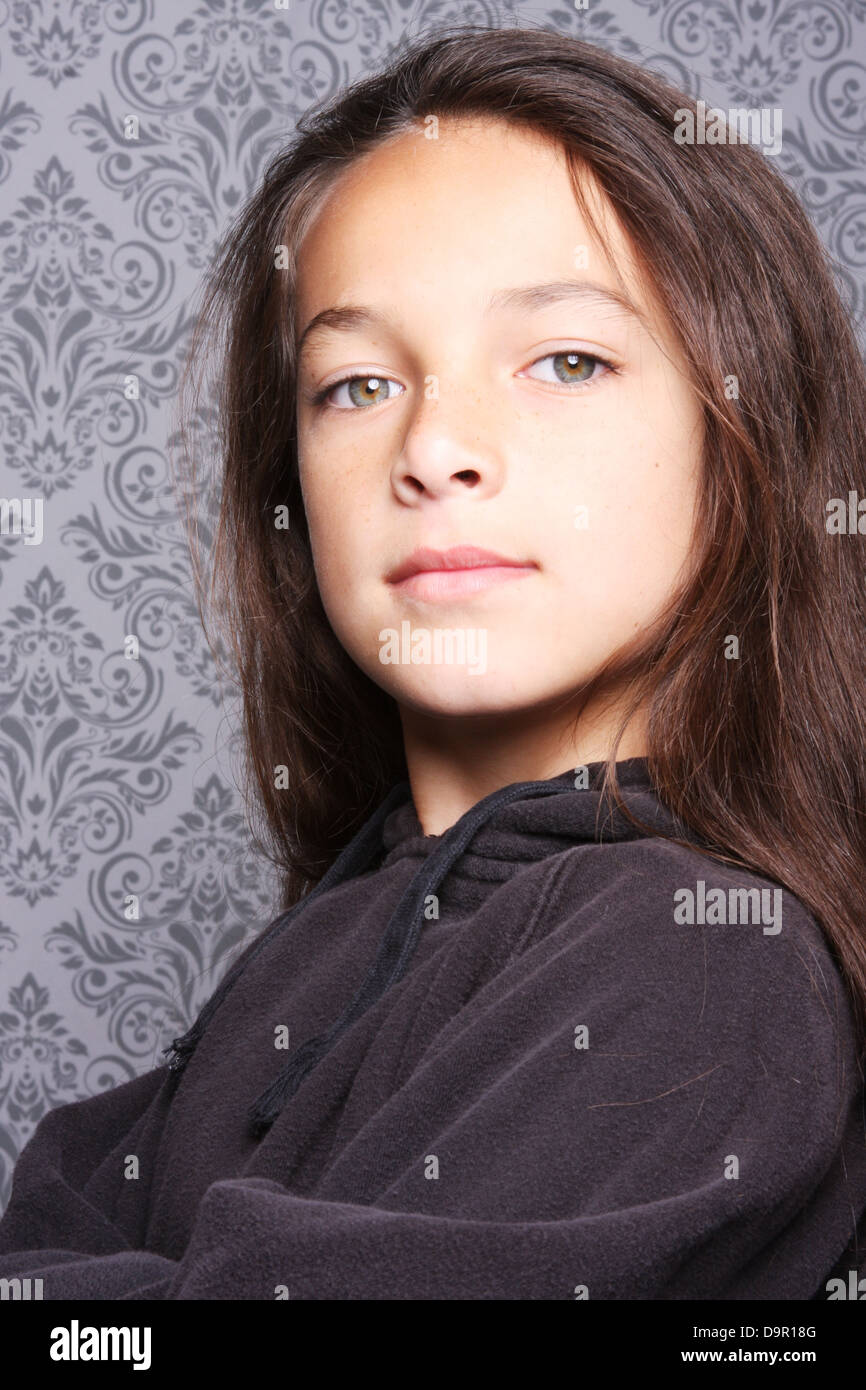 Native American Lakota Sioux Indian boy Stock Photo - Alamy