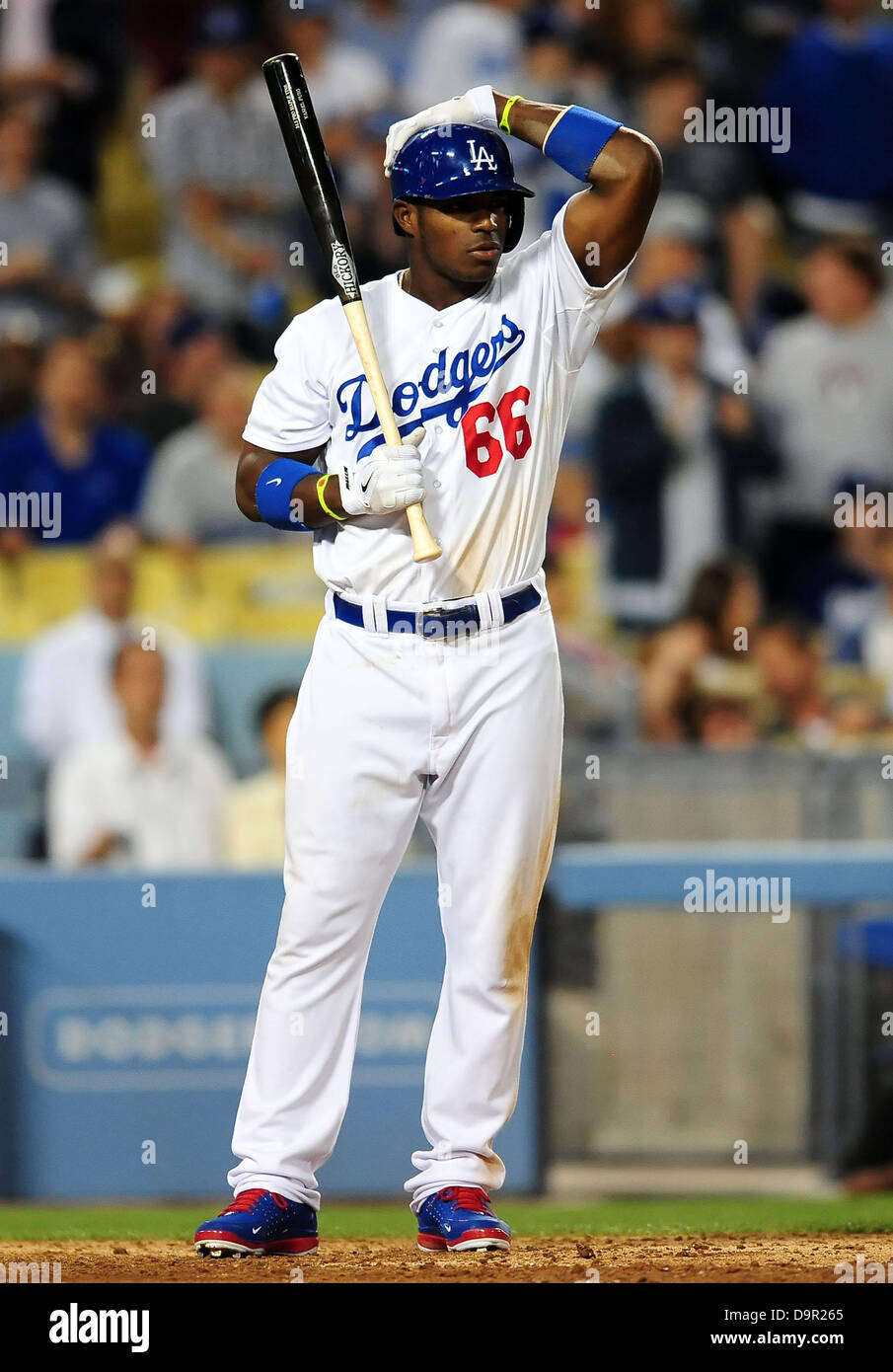 Los Angeles, CA. USA. June 24, 2013. Los Angeles Dodgers right fielder ...