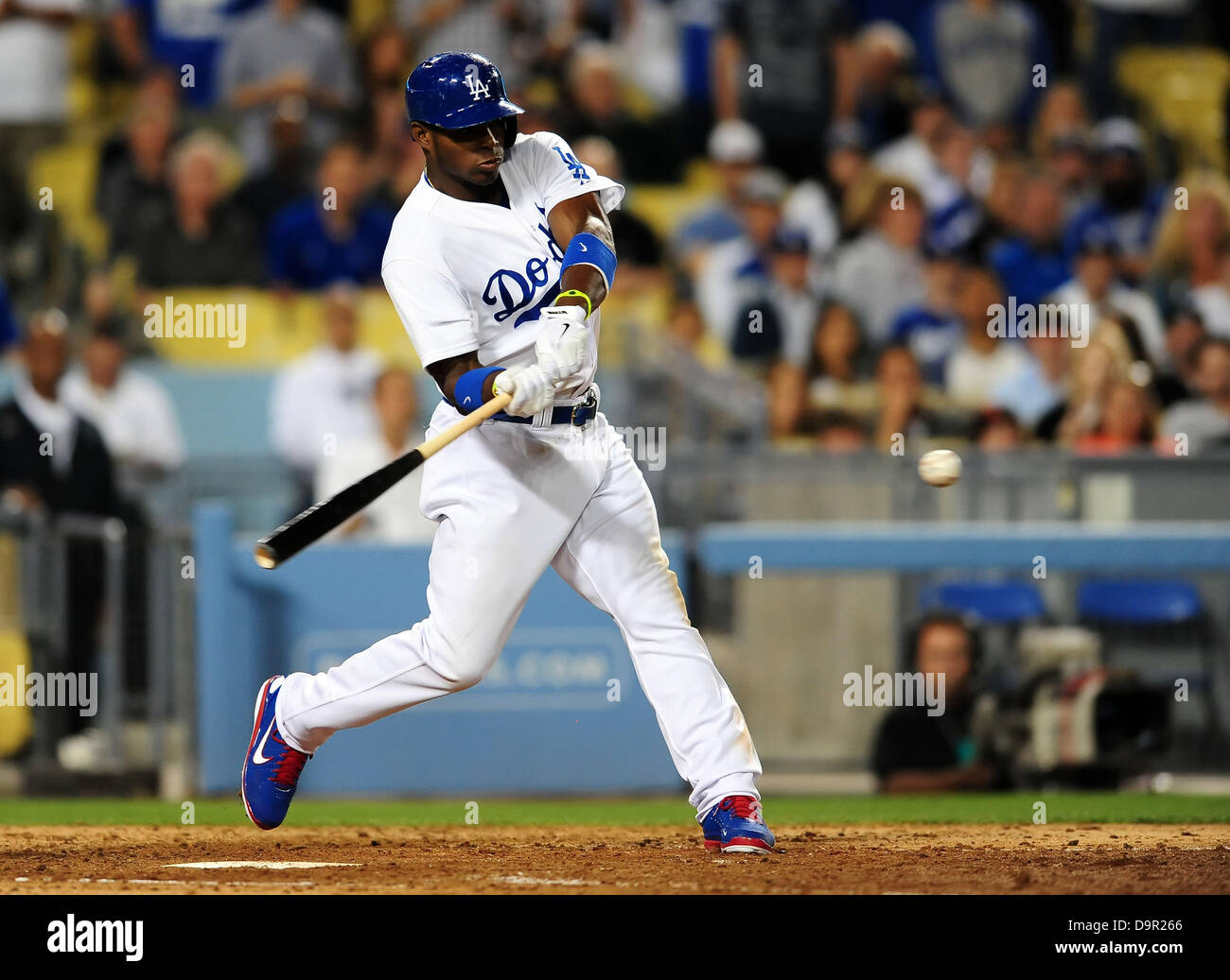 Los Angeles, CA. USA. June 24, 2013. Los Angeles Dodgers right fielder ...
