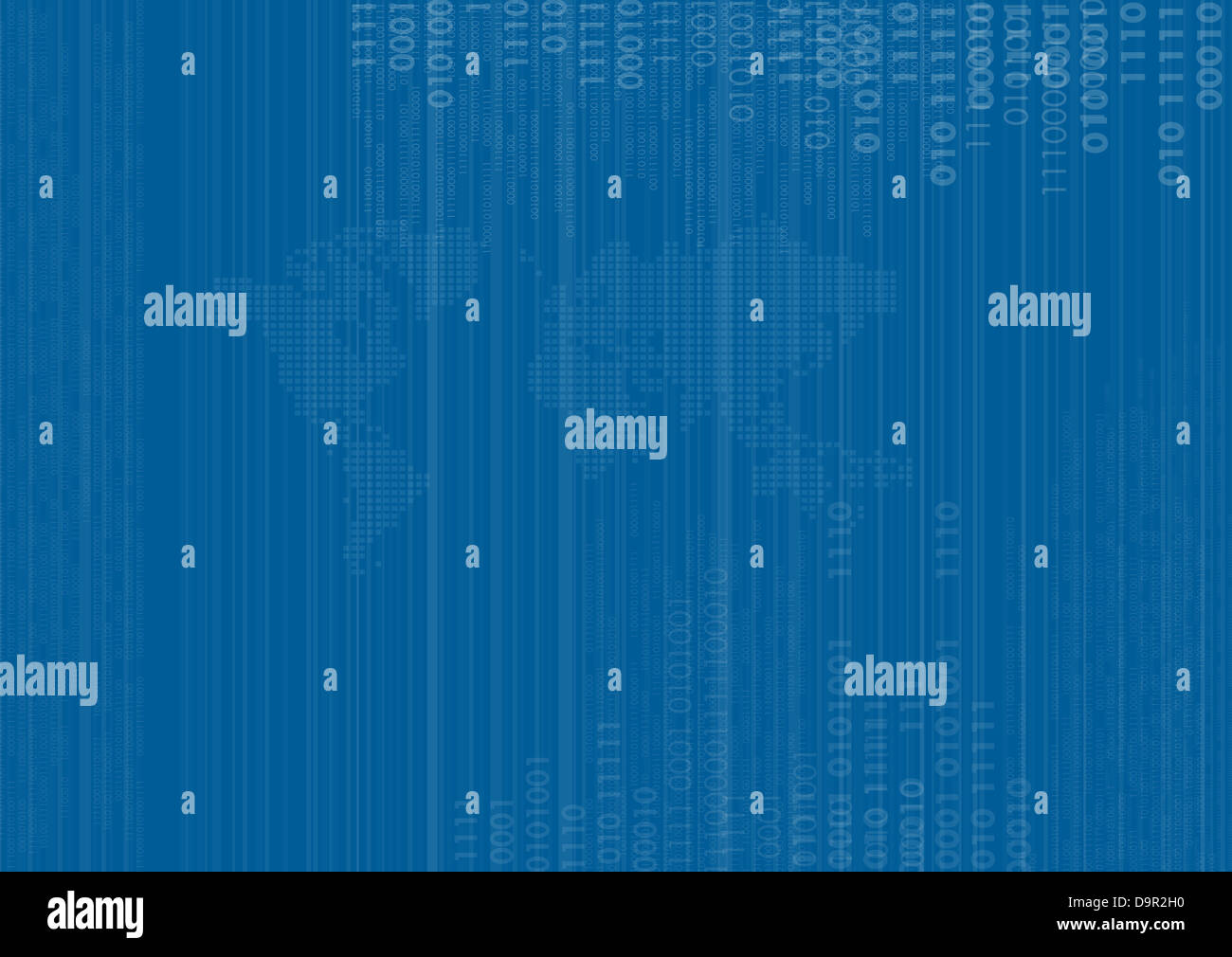 Blue vector lines Background with binary code Stock Photo - Alamy