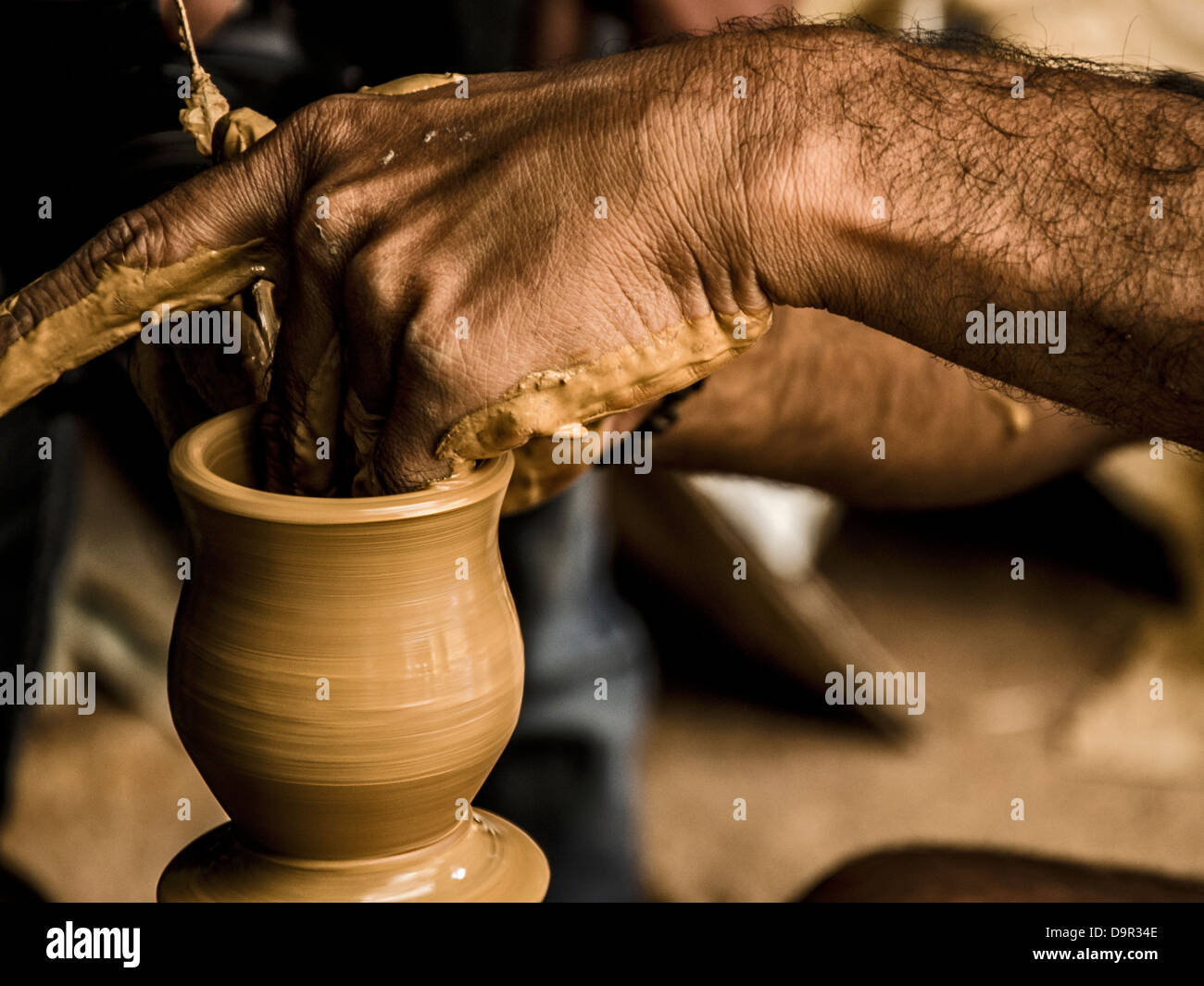 The making of a pot Stock Photo - Alamy