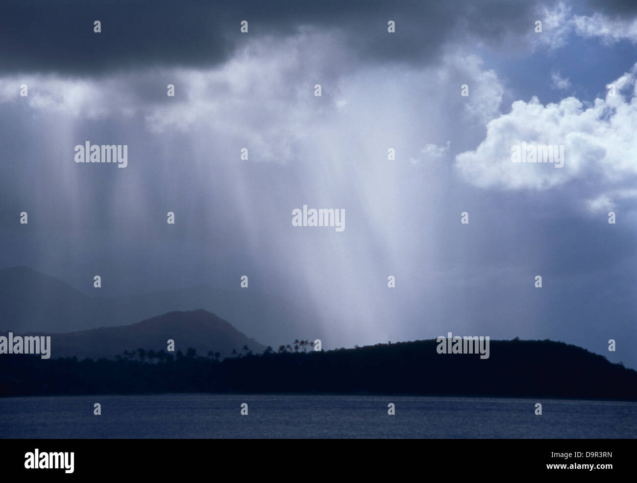 tropic rainfall over Koh Samui Thailand Stock Photo - Alamy